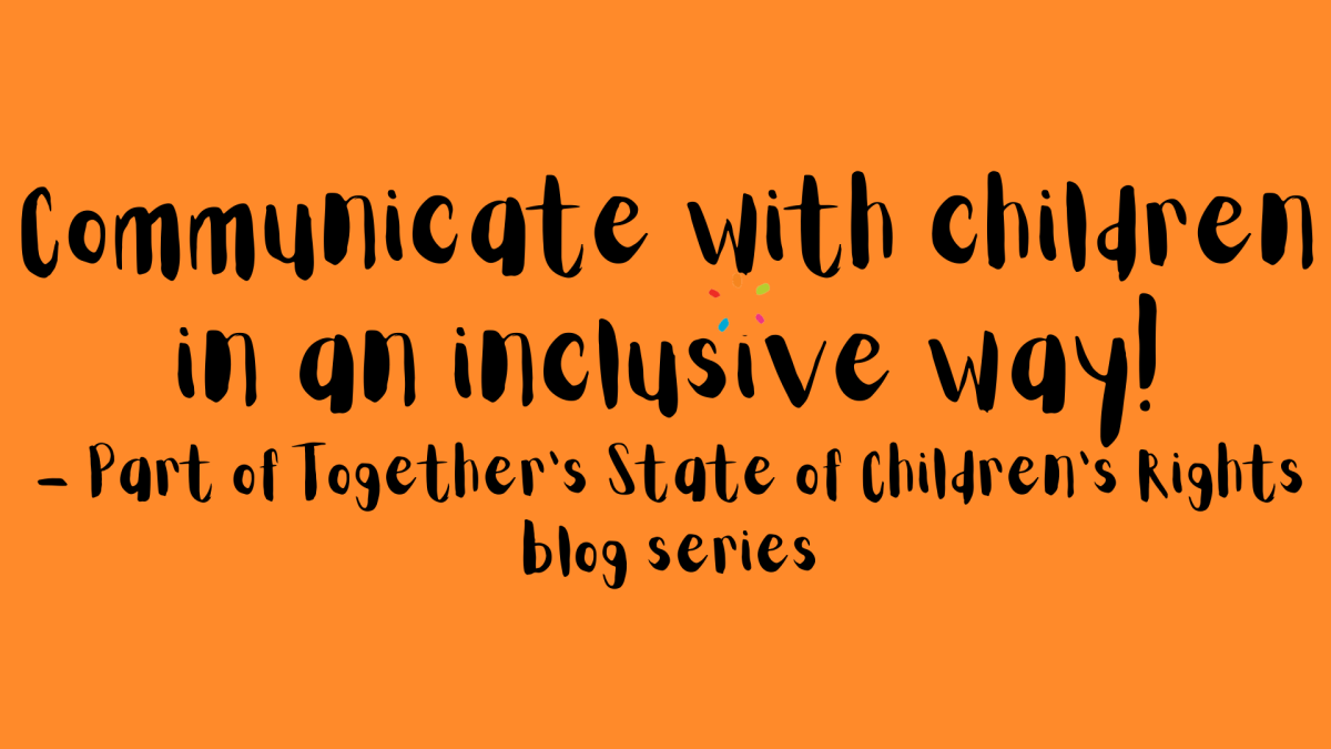 Find out how to communicate with children in an inclusive way ...